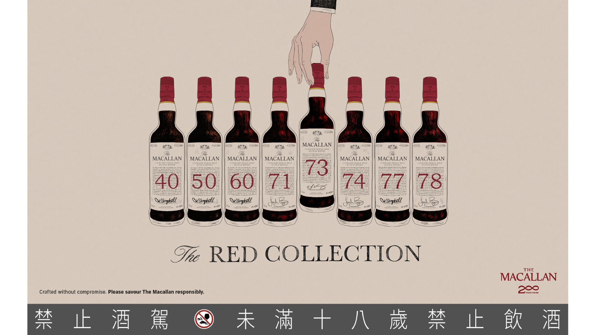麥卡倫「The Red Collection 73年」紅色經典系列 臻稀新品問世
