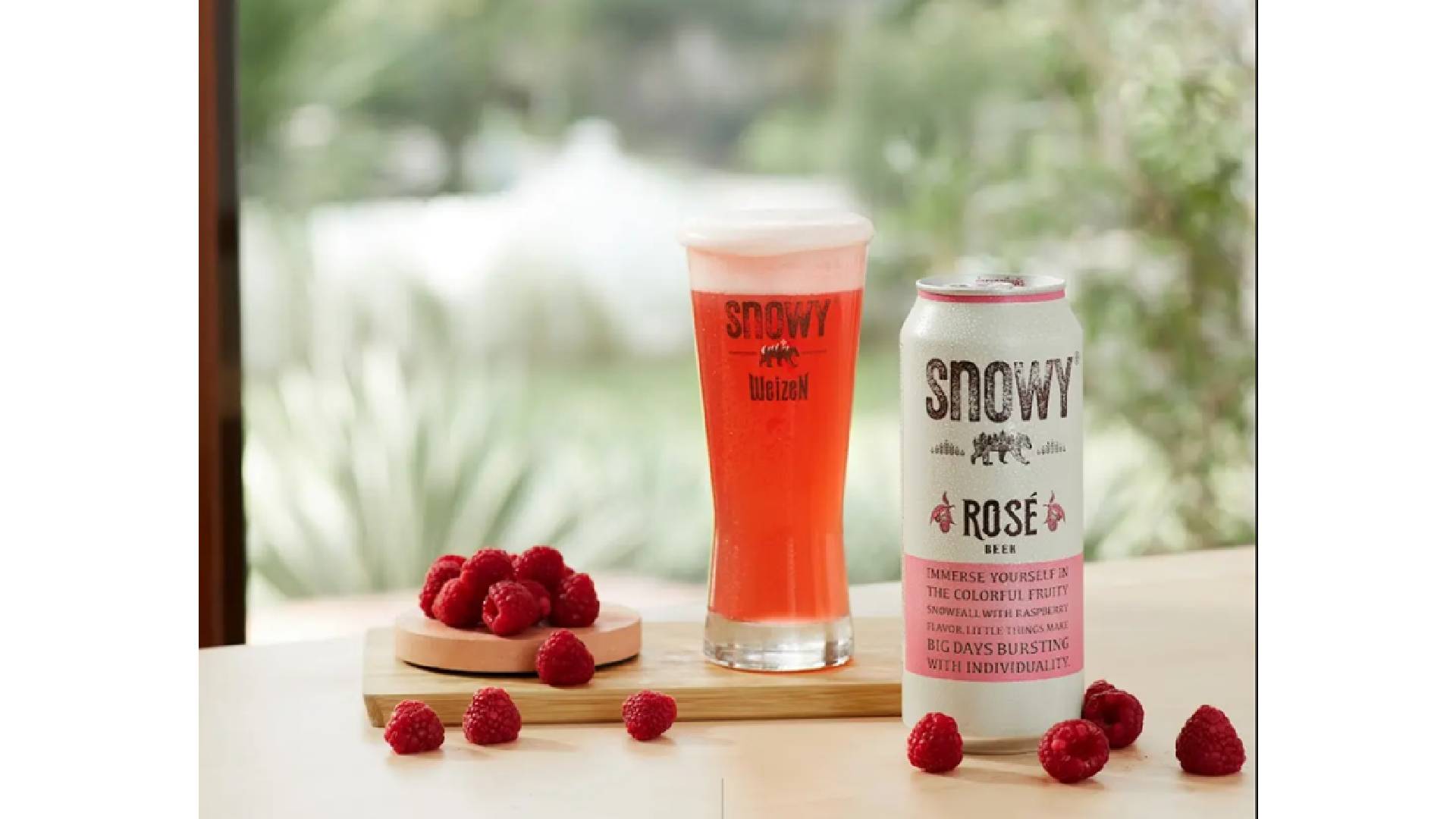 夢幻玫瑰粉啤酒 泰國超人氣精釀啤酒「SNOWY」